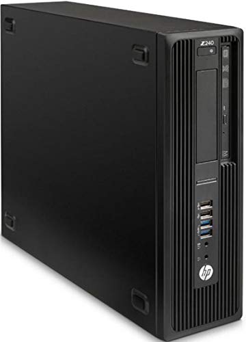 HP Z240 Workstation SFF Desktop PC, Intel Core i5-6500 Upto 3.60GHz, 32GB RAM, 512GB SSD, AMD Radeon HD 8570 1GB 4K, DisplayPort, HDMI, DVI, AC Wi-Fi, Bluetooth - Windows 10 Pro (Renewed)