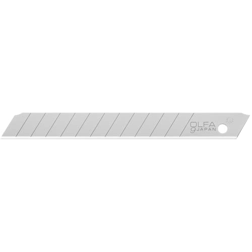 OLFA 9mm Snap Off Replacement Blades, 50 Blades (650 Segments) AB-50B - Snap-Off Utility Knife Replacement Blades, Fits most 9mm Utility Knives