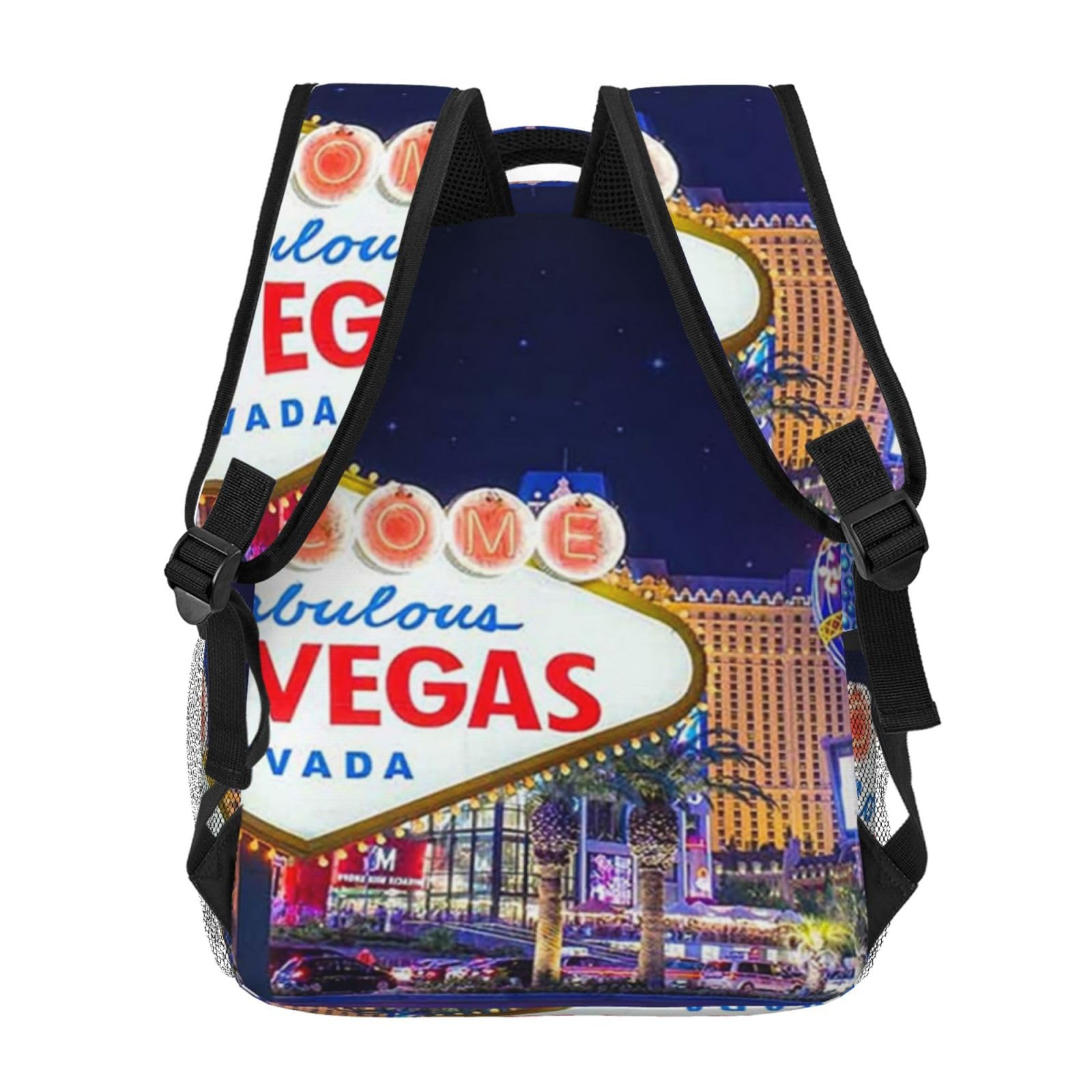 GifRan Las Vegas Night City Laptop Backpack Travel Backpack Casual Backpack Lightweight backpack Business backpack
