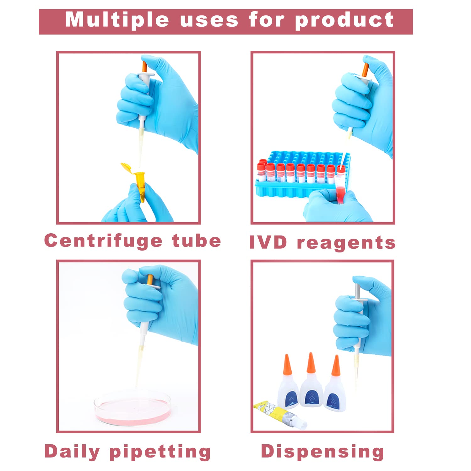 ONiLAB Mini Fixed Volume Pipette Manual Single Channel Pipettor, Laboratory Micro Pipette ,Micropipette Volume 200μl Gray