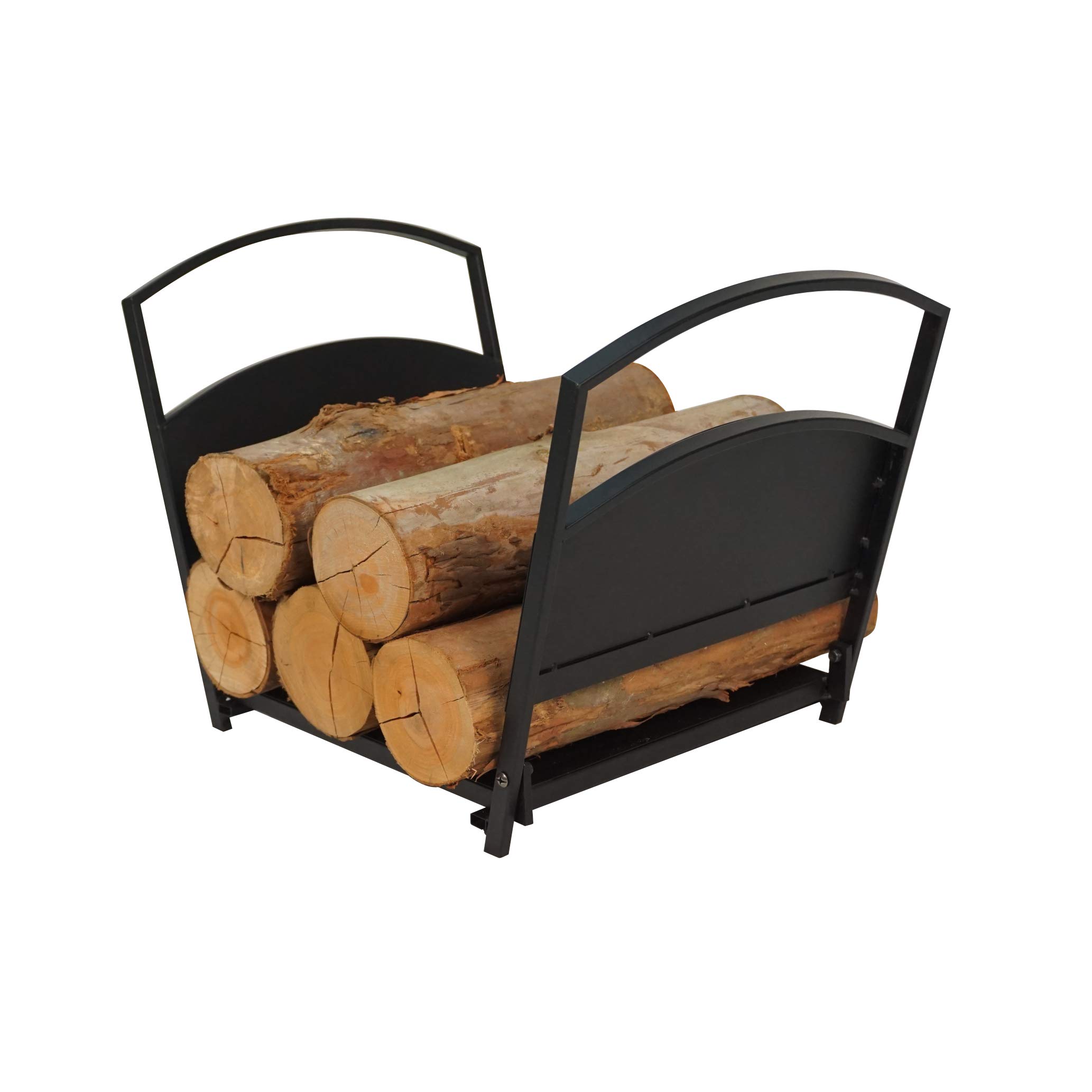 Fireplace Log Holder Folding Firewood Rack,Stacking Rack,Storage Rack for Firewood, Indoor, Outdoor,Heavy Duty Steel