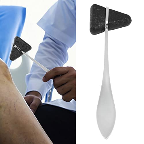 Neurological Diagnostic Hammer, Percussion Hammer Zinc Alloy Moderate Strength Trilateral Shaped for Skin Surfaces