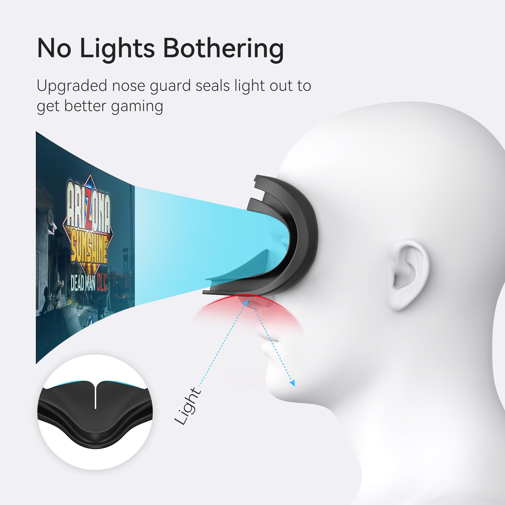 KIWI design VR Accessories Bundle Compatible with Quest 2 Accessories, 3 in 1 Set Controller Grips Cover, Face Cover with Lens Cover VR Shell Cover, VR Accessories Protection