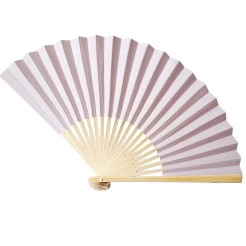 Hand Fans Folding fan Solid Hand Held Paper Fans Bamboo Folding Fans Handheld Folded Fan for Party Hand Fan Cool Bamboo Flower Personalized (Color : E)
