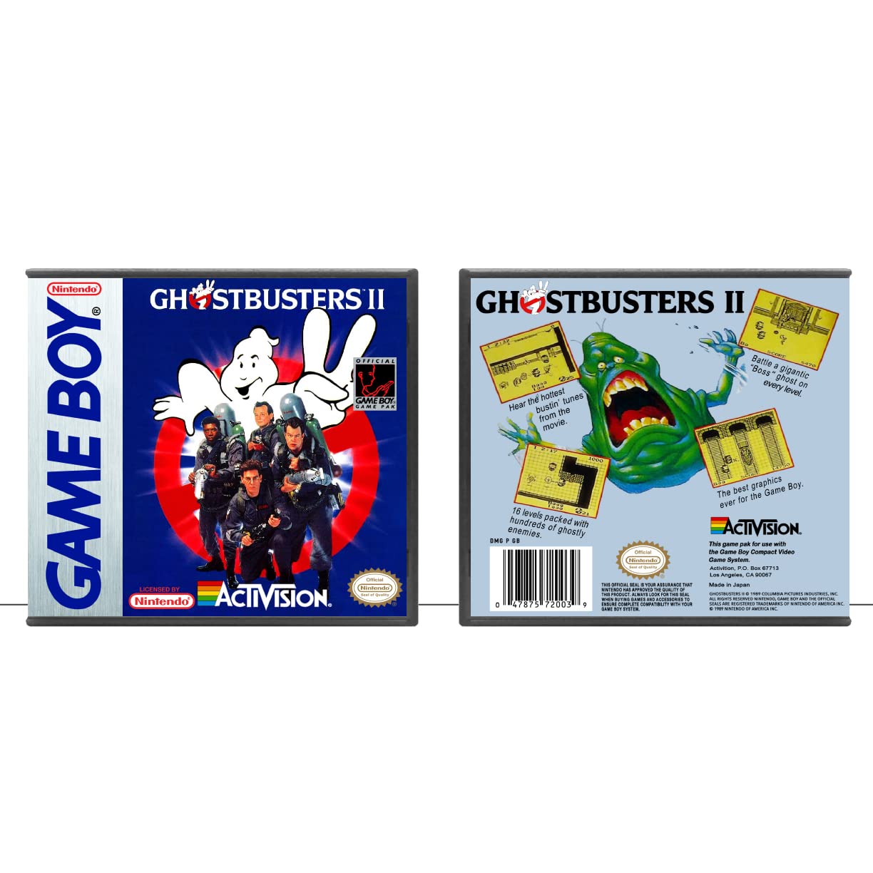Ghostbusters II (Blue Label) | (GB) Game Boy - Game Case Only - No Game