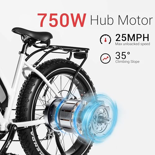 Himiway Cruiser Step Over with Bike Chain Lock