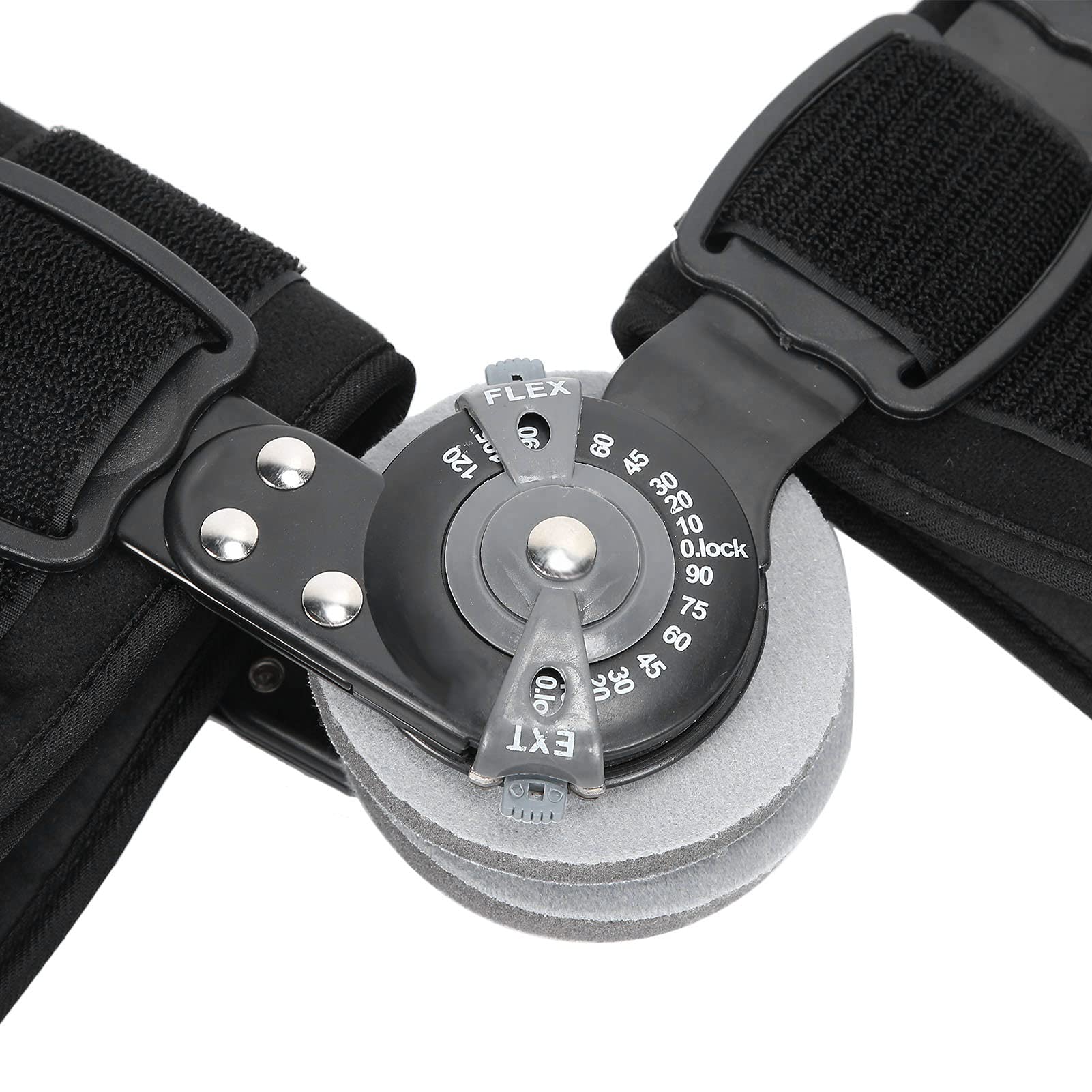 Hinged ROM Elbow Brace, Adjustable Post OP Elbow Brace Stabilizer Splint Arm Injury Recovery Support After Surgery(Right Hand)