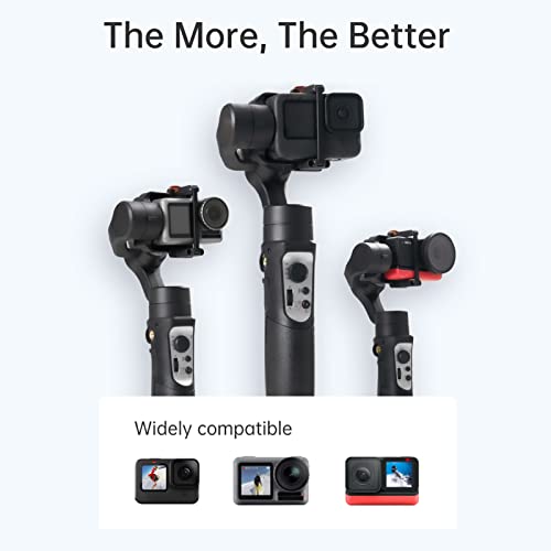 Hand Held Stabilizer, Anti Shake IPX4 Proof Quick Release Clip 3 Camera Stable Tool for OSMO Actio Camera
