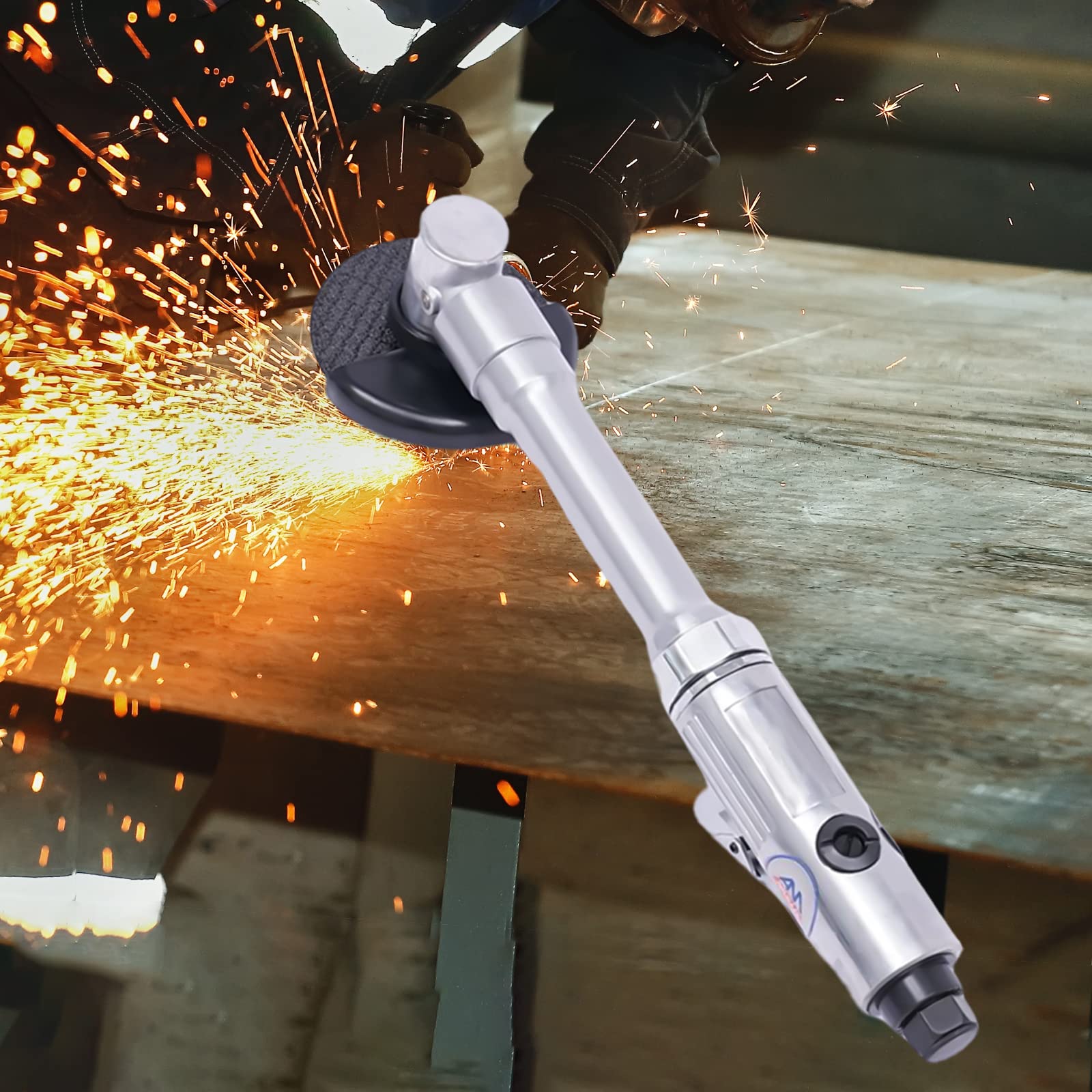 Long Neck Cutting Machine, Pneumatic Cutting Machine Air Cutting Machine Air Cutter Tool Long Handle for Tough Material Removal