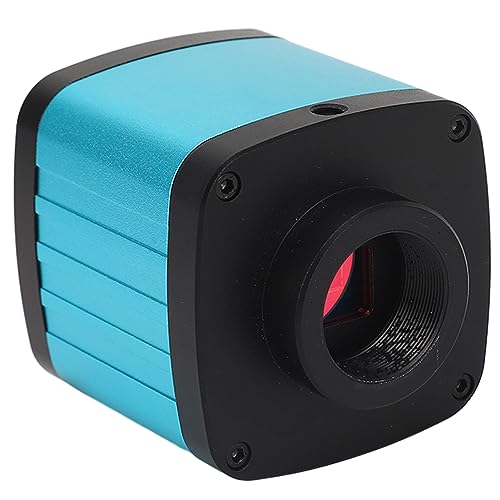 Industrial Microscope Camera, HD Microscope Camera Lightweight 2MP 4K Video 100β240VAC Aluminum Alloy for Home (US Plug)