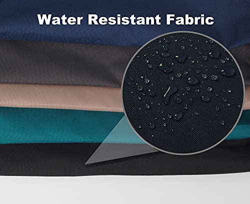 Leeymoo Outdoor Seat Cushion Covers, Water Repellent Patio Cushion Replacement Covers-Only Covers (18"x18"x2" 2 Pack Black)