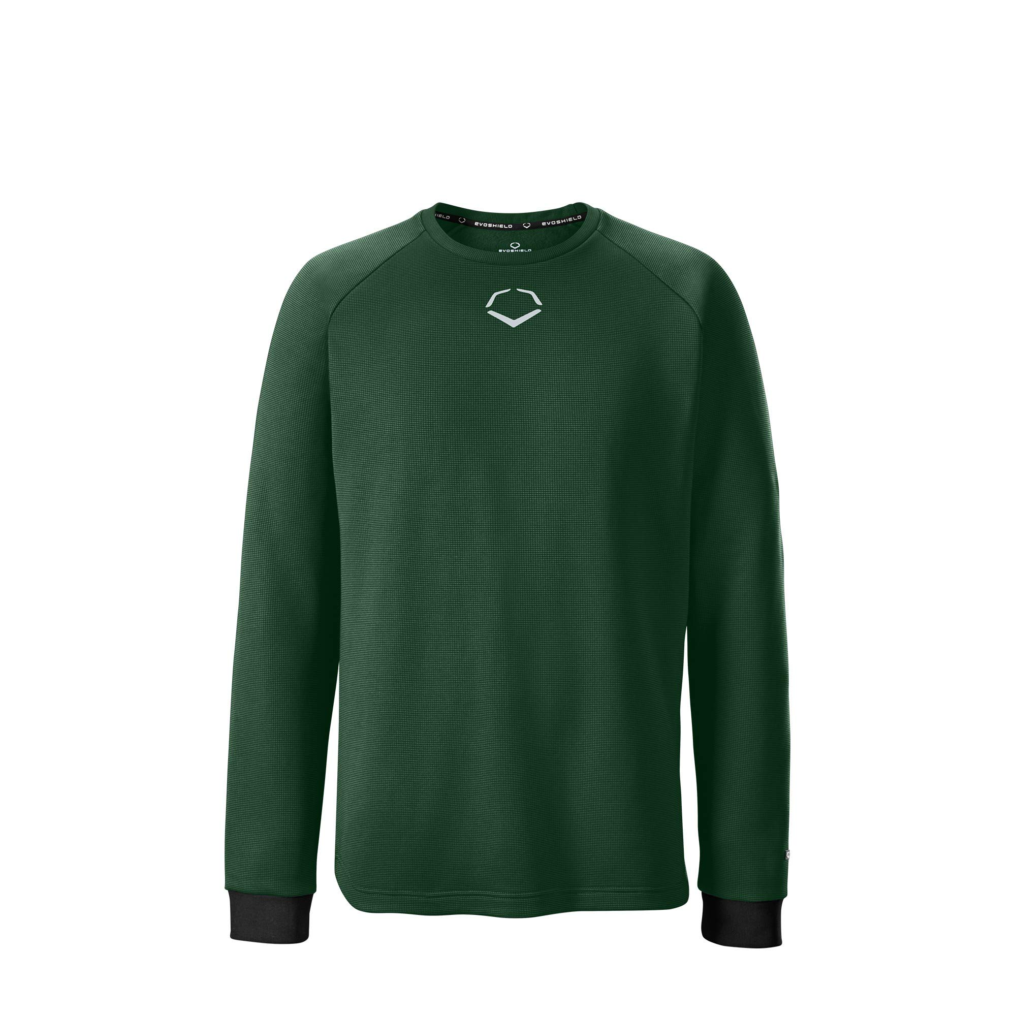 EvoShield-Youth Pro Team Heater Fleece, Dark Green - Medium
