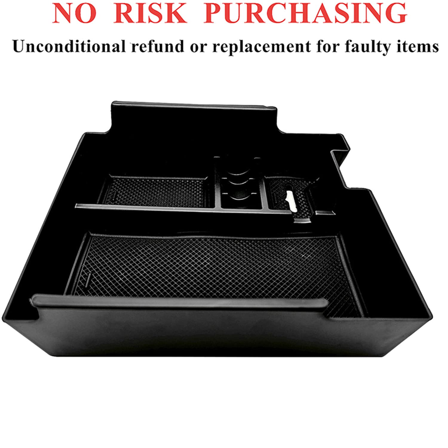 EVTIME Center Console Organizer Interior Storage Box fit for Ford Explorer 2019 2018 2017 2016 2015 2014 2013 2012 Accessories Armrest Secondary Storage Tray
