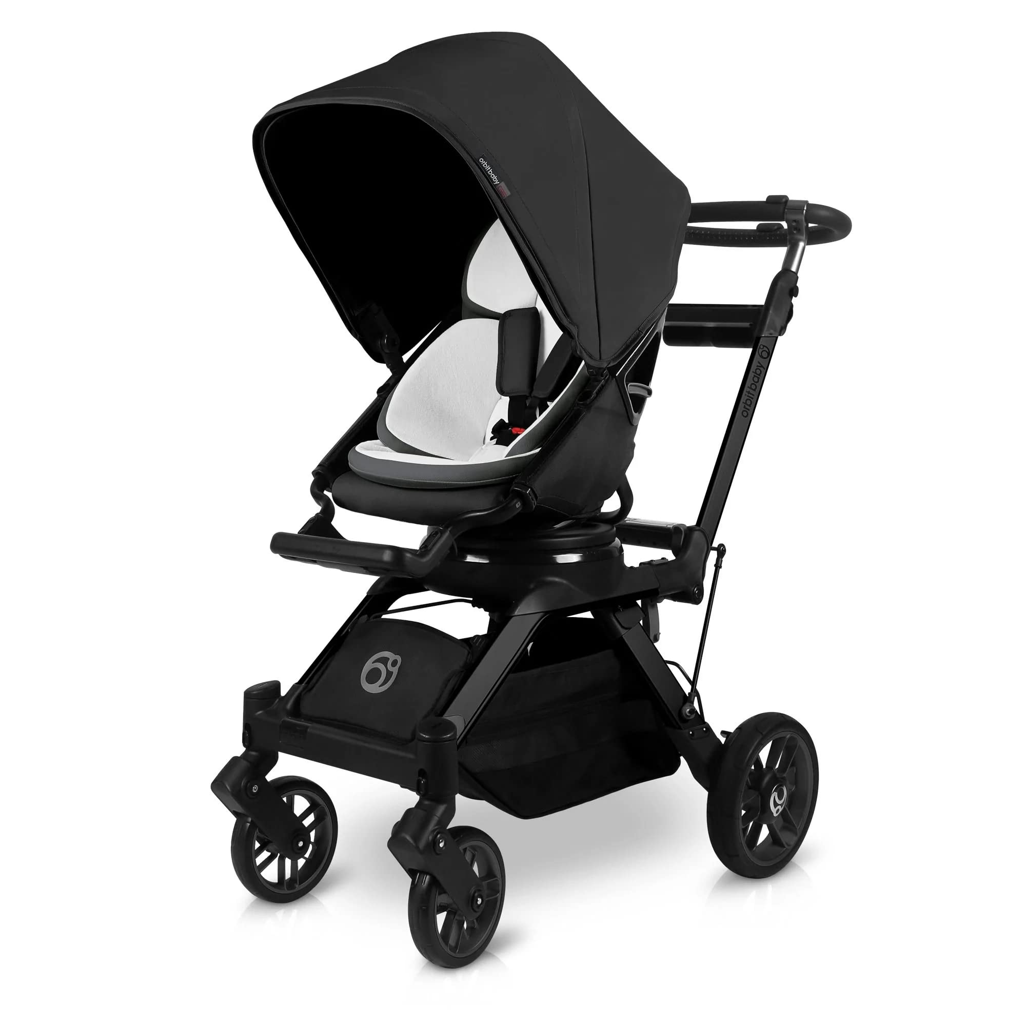 Orbit Baby G5 Stroller - Black Fabric - Gold Frame