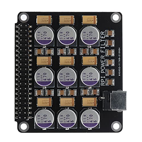 Kafuty-1 Power Filter Board for Raspberry Pi Power Filter Board, HiFi Expansion Module for Raspberry Pi DC 5V