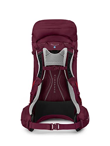 Osprey Aura AG LT 50L Women's Backpacking Backpack, Antidote Purple, WXS/S