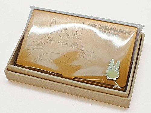 ensky Studio Ghibli Works Totoro Brown (Small Totoro) Metal Card Case