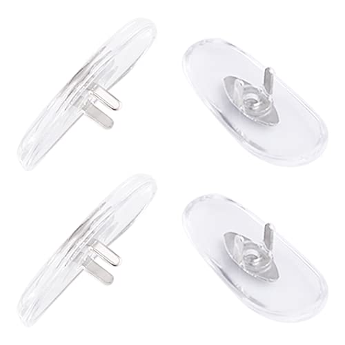 GOHIN Replacement Nose Pads for Ray-Ban Aviator RB3025 3026 - Clear 2 Pairs