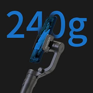 FeiyuTech Vlog Pocket Handheld Phone Gimbal Smartphone Stabilizer for iPhone12/11/X/Xs/XR/8/7Plus/6,Xiao Mi,Samsung Huawei Android iOS Smartphones,Max 0.53lb,Phone Width 42to88mm,Official-Authorized
