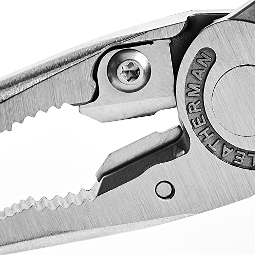 LEATHERMAN, Charge Plus Multitool with Scissors and Premium Replaceable Wire Cutters, Stainless Steel, Nylon Sheath