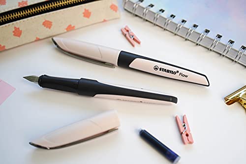 STABILO Fountain Pen Flow - MODERN OFFICE - Pastel Rosy