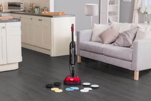 Ewbank EP170 All-In-One Floor Cleaner, Scrubber and Polisher, Red Finish, 23-Foot Power Cord