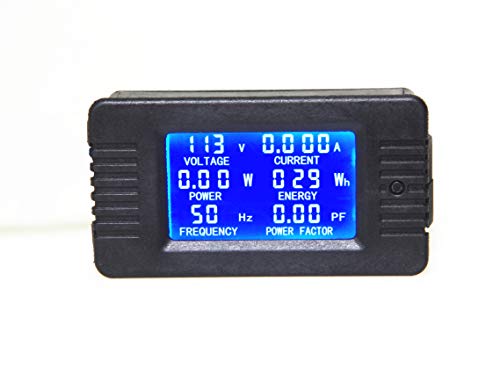 KNACRO AC Current Voltage Amperage Power Energy Panel Meter LCD Digital Display Ammeter Voltmeter Multimeter Current CT AC 80-260V 100A