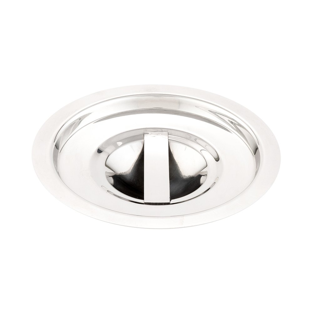 Restaurantware LID ONLY: Met Lux Lid For 2 Quart Bain Marie 1 Stainless Steel Lid For Bain Marie Pot - Built-In Handle Pot Sold Separately