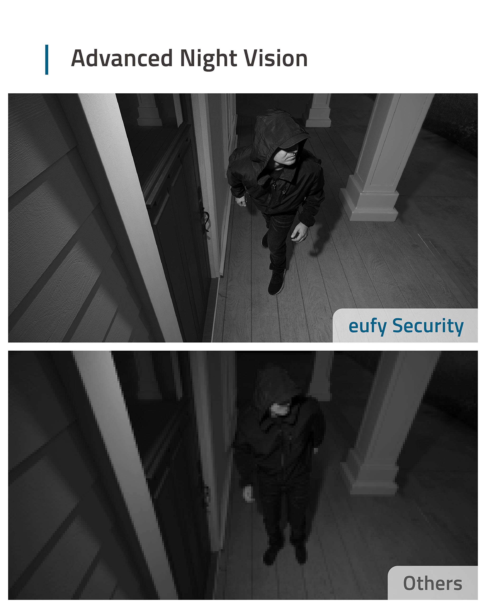 eufy Security eufyCam 2 Wireless Home Security Camera System, 365-Day Battery Life, HD 1080p, IP67 Weatherproof, Night Vision, Compatible with Amazon Alexa, 3-Cam Kit, No Monthly Fee