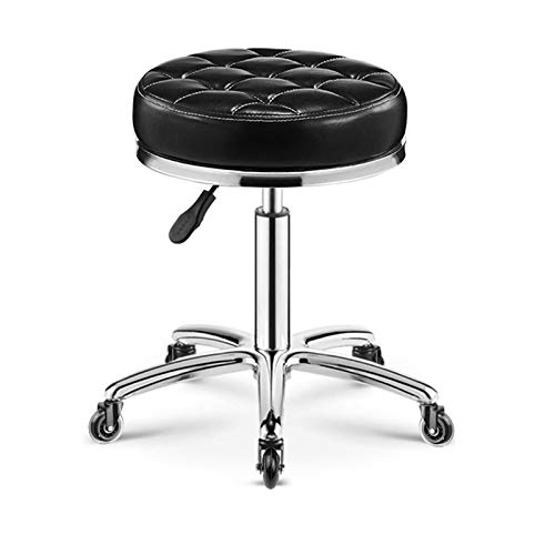 Fasmov Pack of 5 Office Chair Caster Wheels Office Chair Wheels Replacement Rubber Chair casters for Hardwood Floors and Carpe