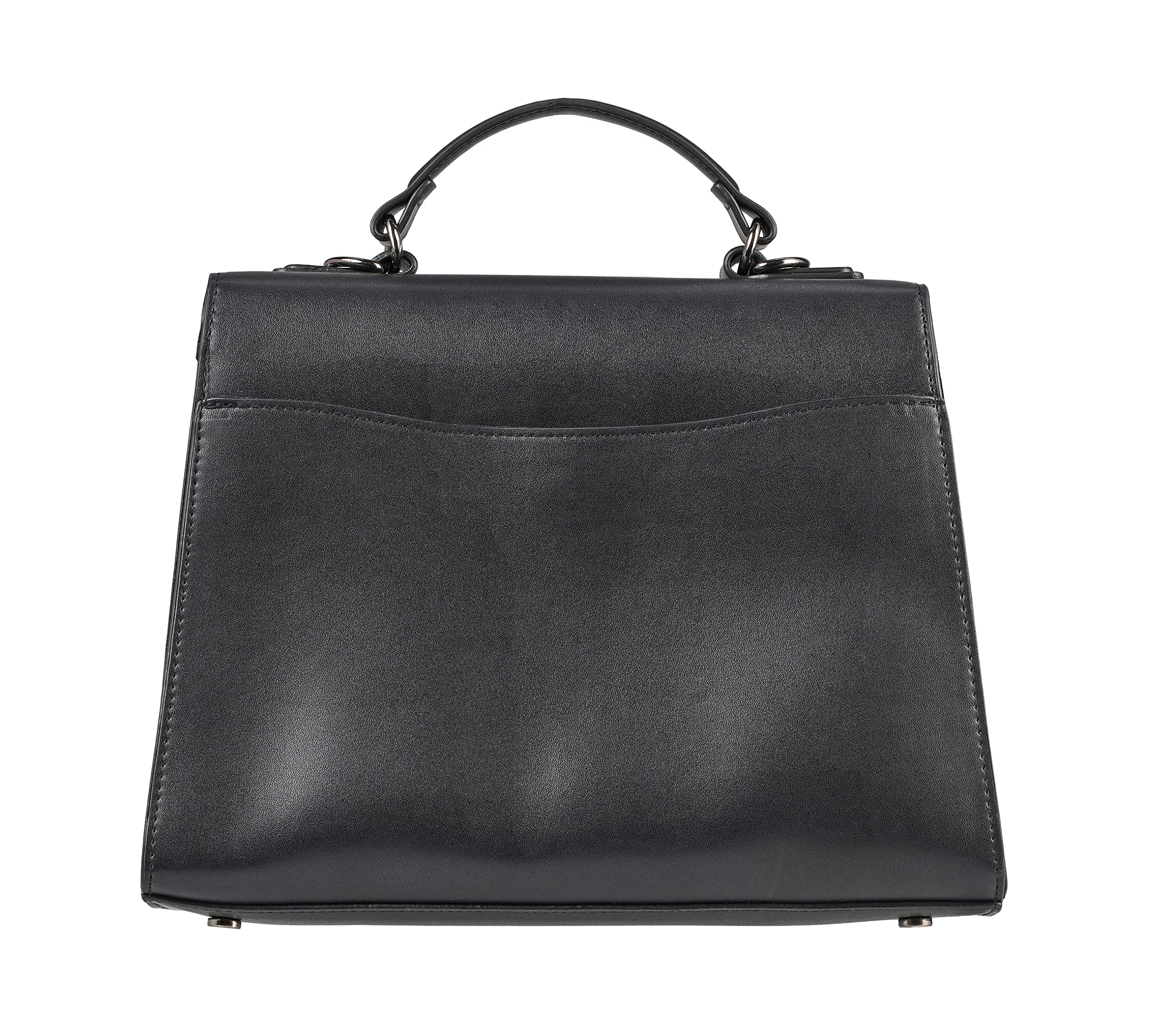 Loulu - Top Handle Bag - Black & White