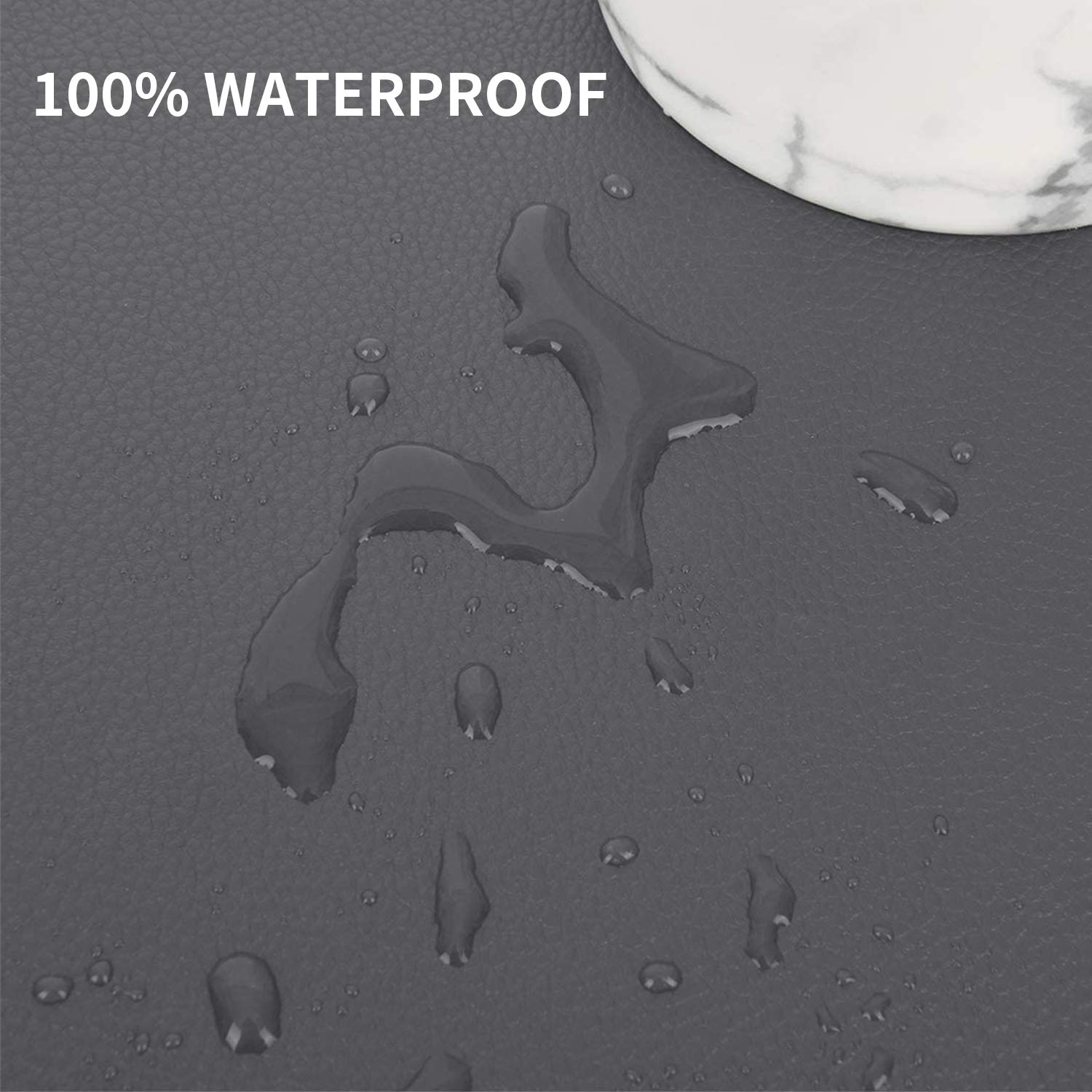 GSKS Placemats for Dining Table Set of 6 Washable Heat Resistant Anti-Skid PU Leather Table Mats