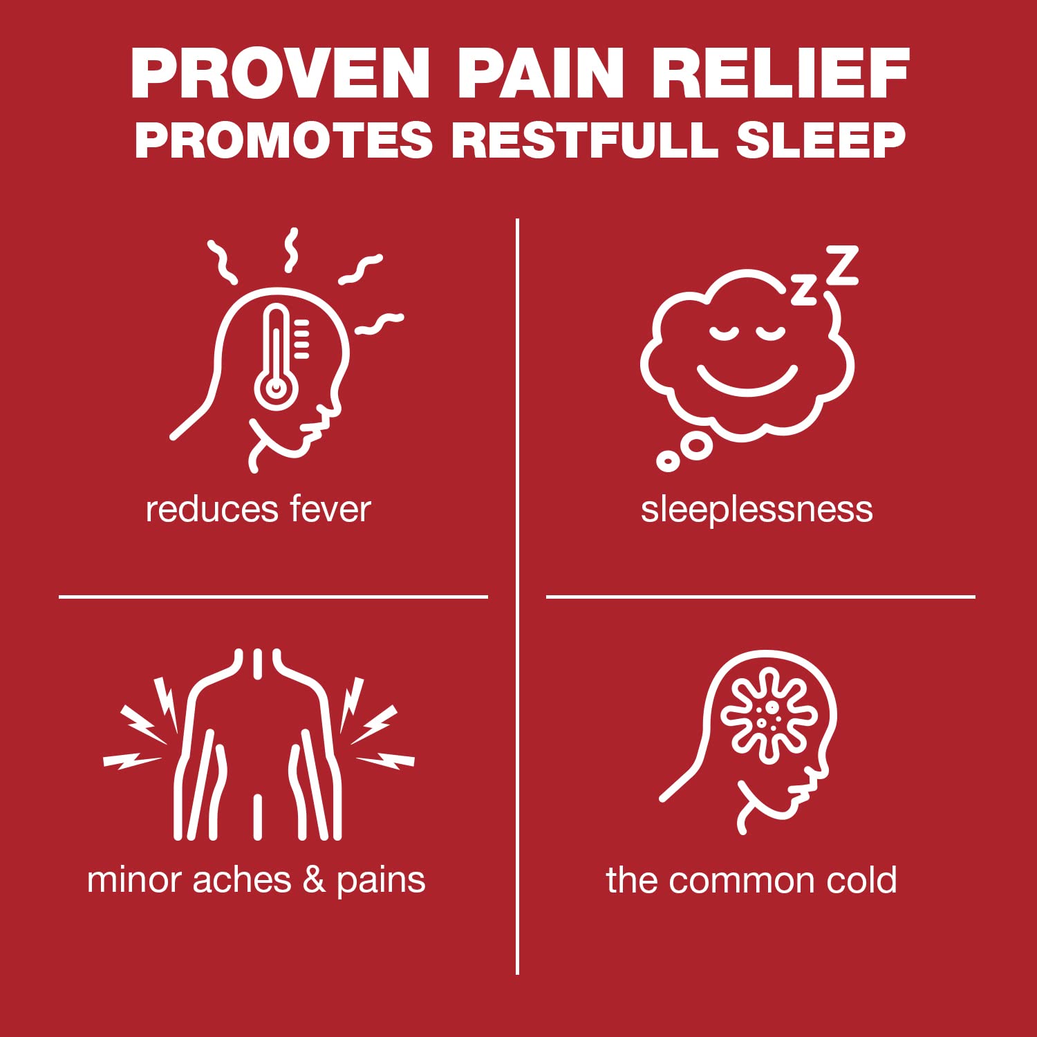 GenCare - Extra Strength Acetaminophen PM 500 mg (375 Tablets) | Value Saving Pain Relief & Sleep Aid for Adults | Works Fast & Non Habit Forming Headache Medicine | Helps with Aches & Joint Pain