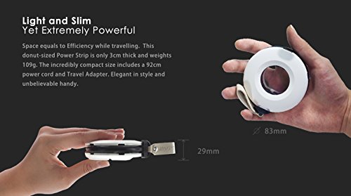 MOGICS Donut Power Strip-White | Working from Home Essential