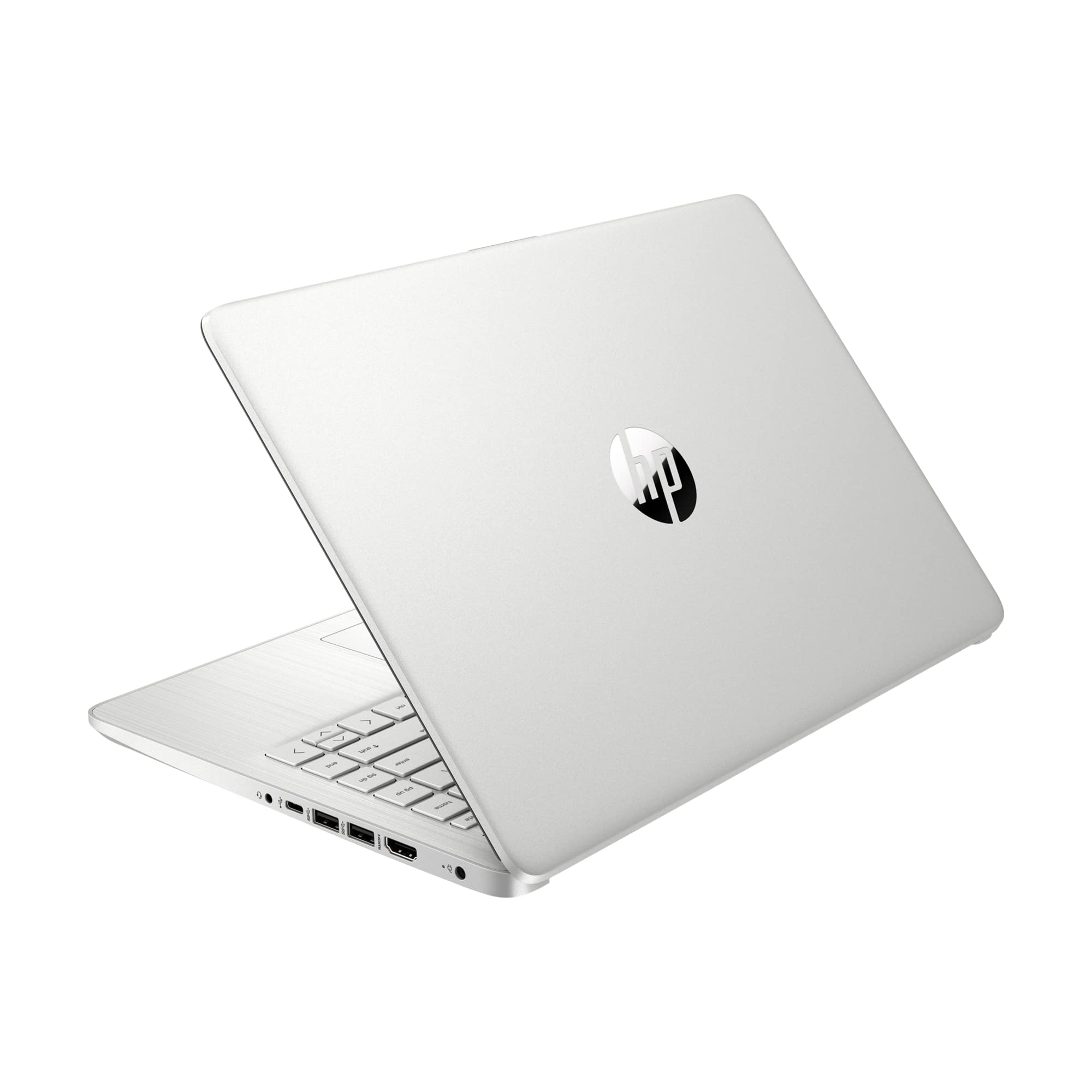 HP 2023 Newest 14" HD Laptop for Students and Business, Intel Quad-Core Processor, 16GB RAM, 192GB Storage(64GB eMMC+256GB Micro SD), Long Battery Life, UHD Graphics, Webcam, Ultra Light, Win 11 S