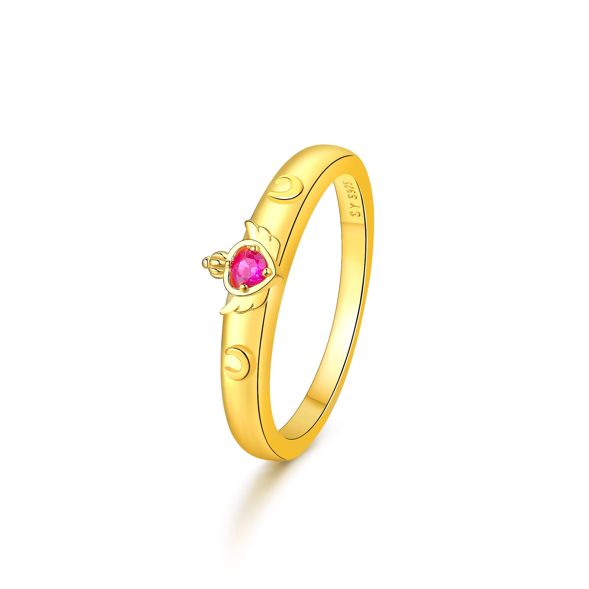 Kooku Sucrun Sailor Moon Inspired Ring Wedding Ring (9)