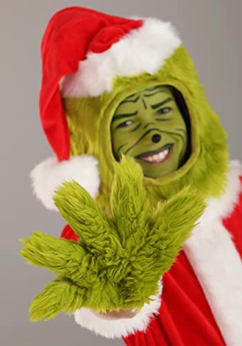 elope The Grinch Kid's Santa Open Face Costume