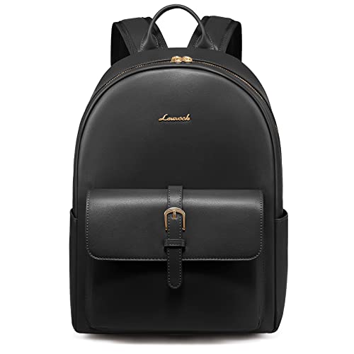 LOVEVOOK Leather Backpack Purse for Women, Casual Backpack, Cute PU Satchel Backpack, Water Resistant Travel Backpack, Fashion Purse
