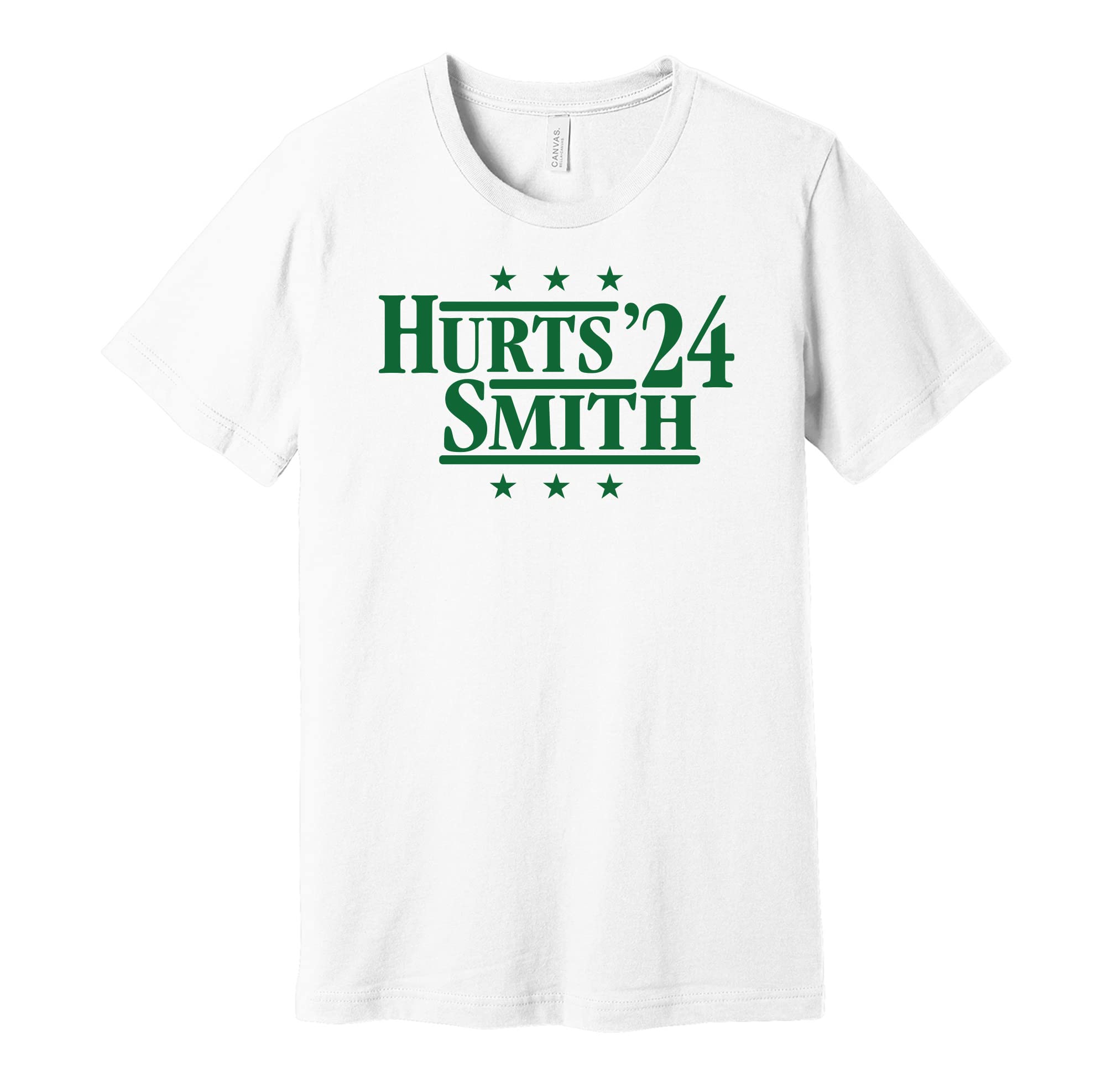 Hurts & Smith '24 - Political Campaign Parody Shirt - White - XXXL