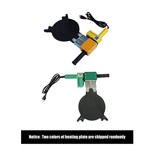 LGXEnzhuo Manually Operated HDPE Butt Fusion Welding Machine 2 Clamps Pipe Fusion Welder Manual PE PP PB PVDF Pipe Hot Melt Machine 110V 63-200mm with Digital display Heater