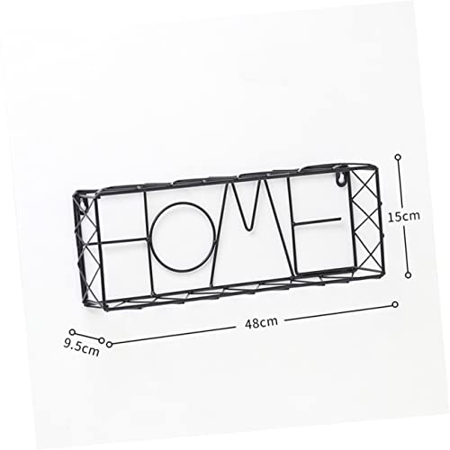 ORFOFE Jewelry Organizer Stand Shelves for Storage Wall Mounted Wall Mounted Hooks Wall Mounted Jewelry Organizer Kitchen Rack Metal Wire Basket Shelves Storage Rack Hook up Shelf Ledge