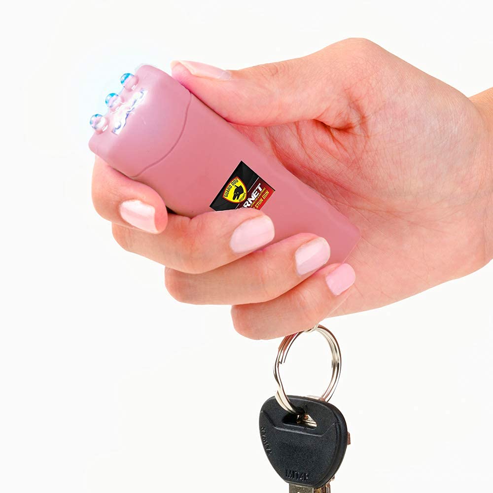 Guard Dog Pepper Spray Stun Gun Combo Pack - Self Defense Keychain Set, Personal Safety Devices for Women, Home Defense & Self Defense Kit - Pink