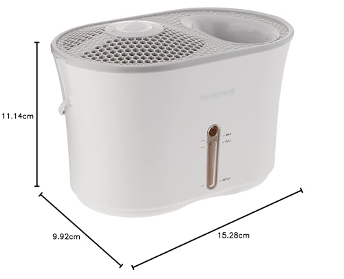 Honeywell Cool Mist Humidifier, Medium Room, 1 Gallon Tank, White – Humidifier for Baby and Kids Rooms, Bedrooms and More