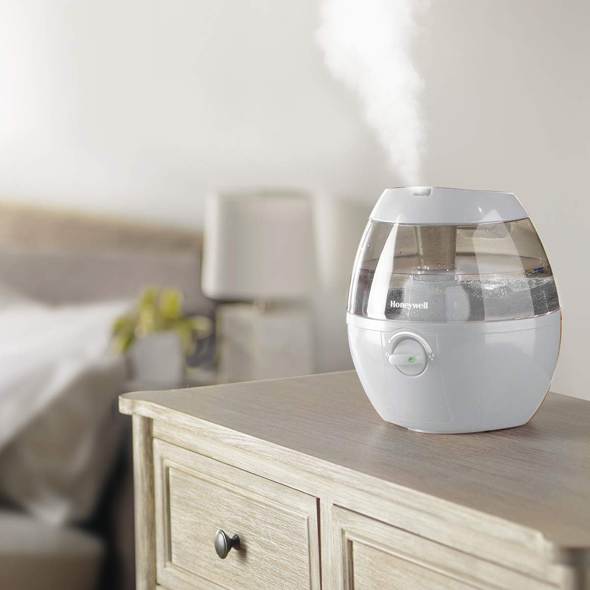 Honeywell HUL520W MistMate Ultrasonic Cool Mist Humidifier, White β Cool Mist Humidifier for Bedroom, Home or Office