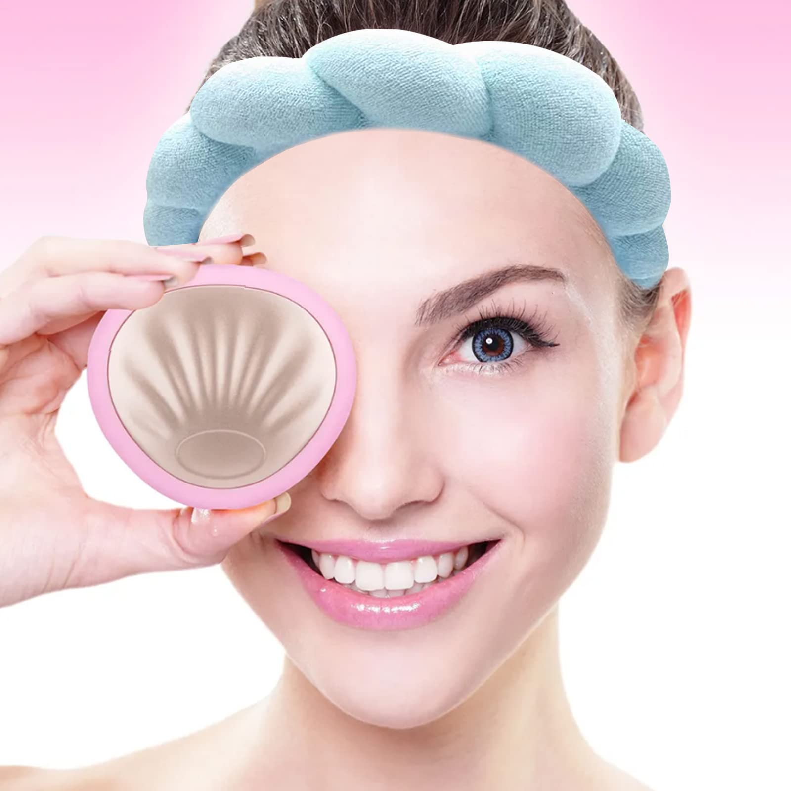GMaxit Makeup Headband Puffy Spa Headband,Sponge Terry Towel Cloth Fabric Headbands for Women