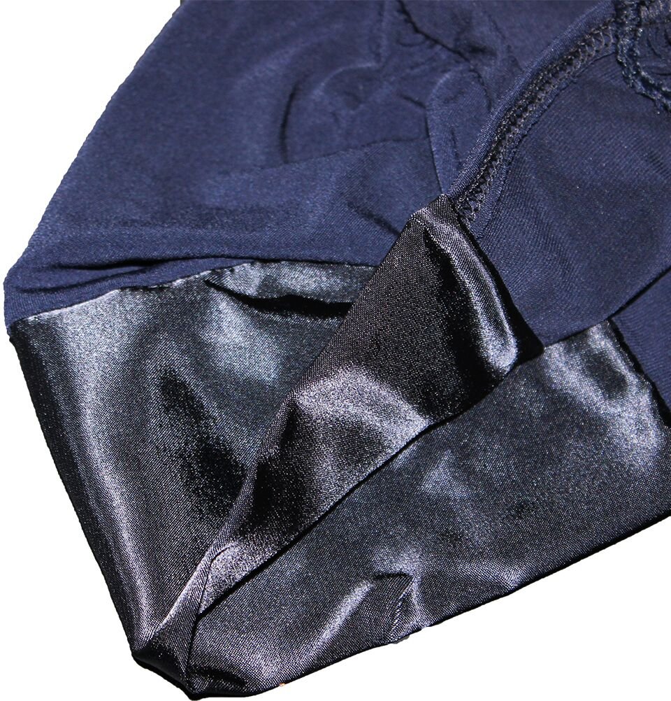 Firdevs Luxury Satin Islamic Women's Hijab Bonnet Underscarf (Navy Blue)