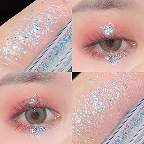 HEXZE Star Diamond Streamer Liquid Eyeshadow,glitter liquid eyeshadow (2g), 2020 MILLENNIAL GIRL