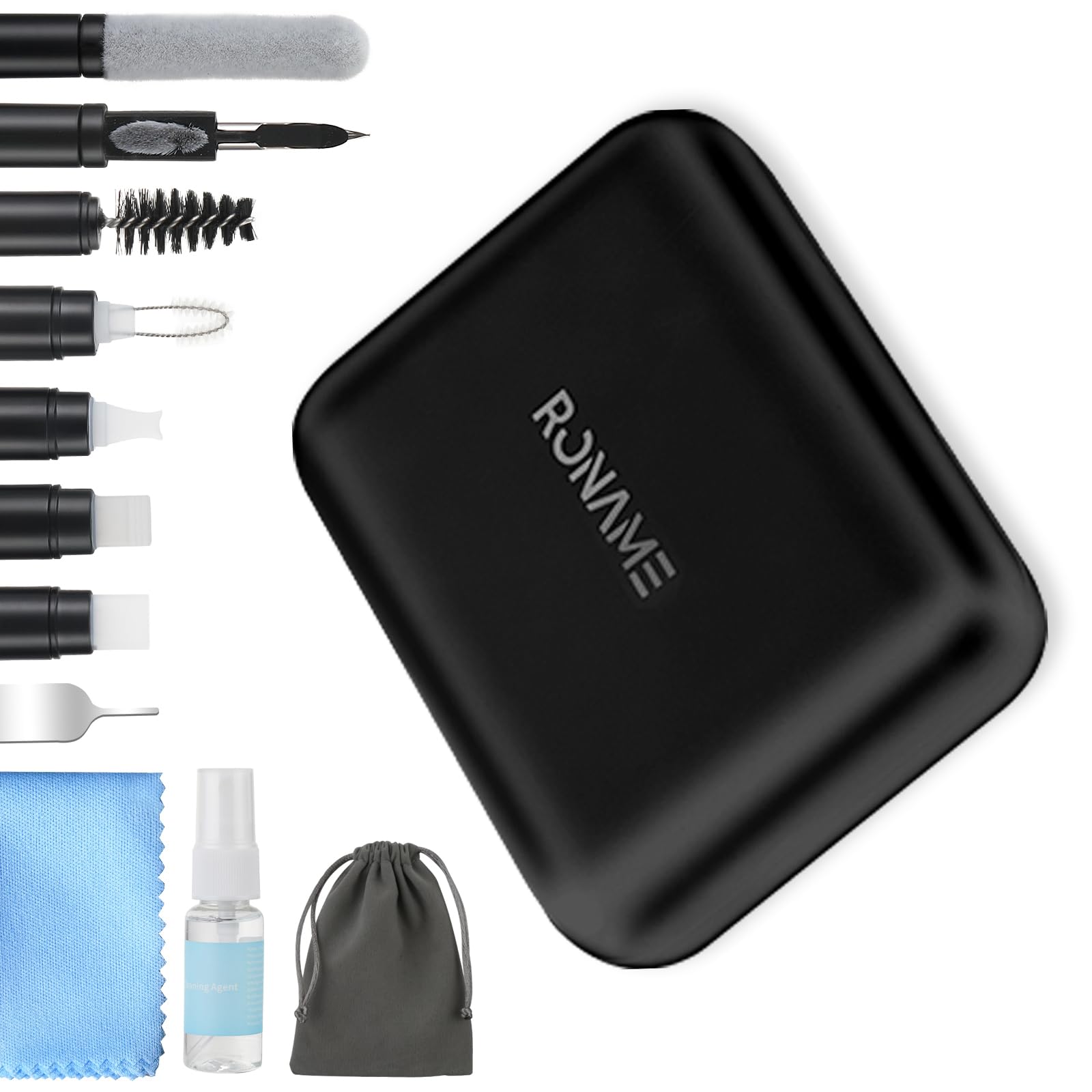 iPhone Cleaner Kit, Multi-Function Cleaning Repair Kit with Soft Brush for Airpod, Cleaner Kit for Phone Charging Port & Speaker, Charger Cables, Headphones, Watch, iPhone, iPad, Camera