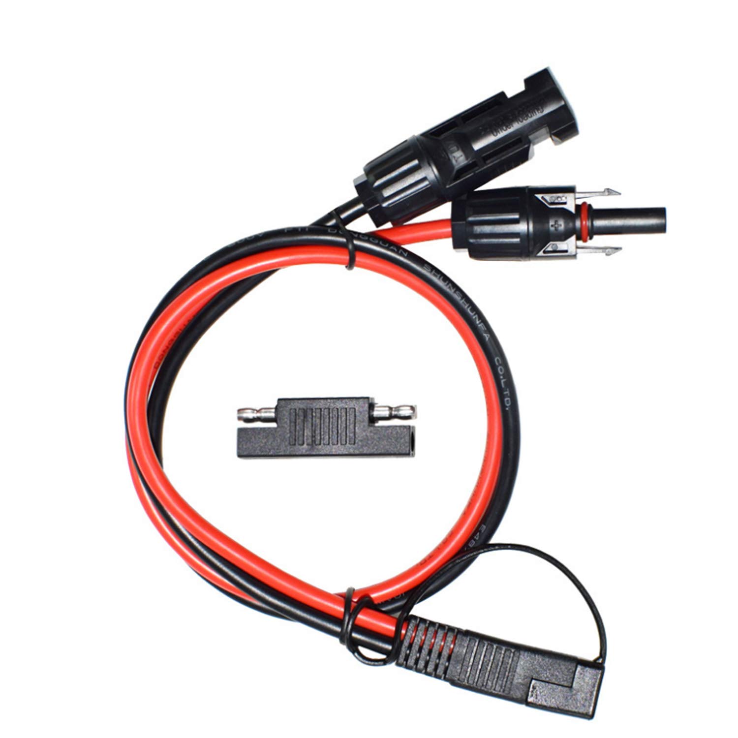LIXINTIAN SAE Adapter, with SAE Polarity Reverse Adapte,10AWG Cable Conector for RV Panel Solar