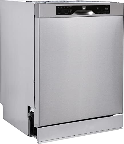 RCA RZ0842 Front Control-Built in FULLSIZE Dishwasher, 57 DBA, Stainless Steel, 24β WIDE, Stainless